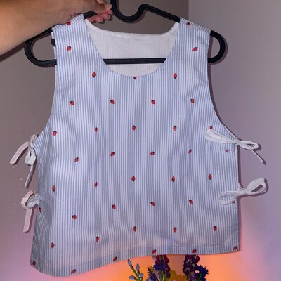 Women Top Pattern Pdf Sewing Pattern Ganni Top Pattern Tie Top Pattern ...