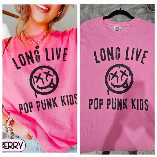 Comfort Colors Pop Punk Shirt, Elder Emo Shirt, Emo Gift, It Was Never ...