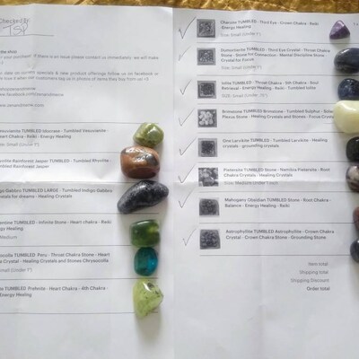 Indigo Gabbro TUMBLED LARGE Tumbled Indigo Gabbro Crystals for Dreams ...