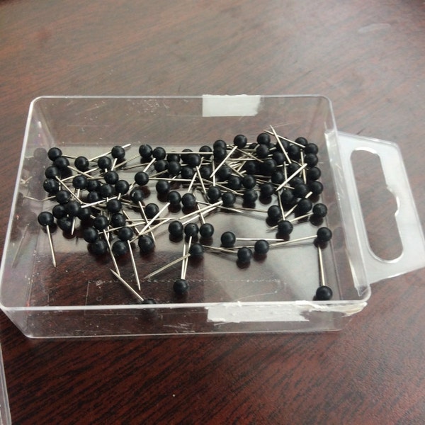 Shiny Push Pins, Map Tacks, World Travel Markers (100 Count Box) 10 ...