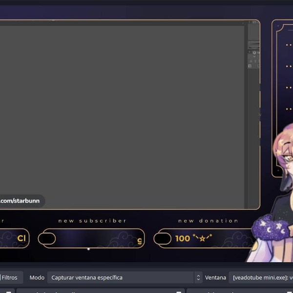 Celestial Animated Stream Package/dark Blue Theme/twitch Set/panels ...