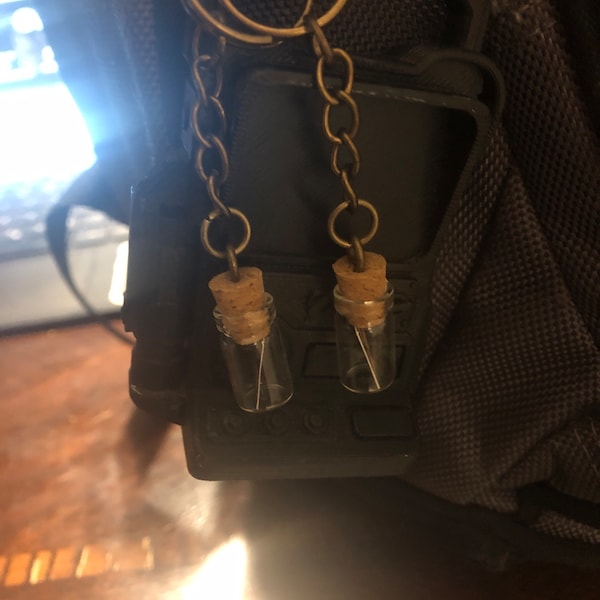 INSCRYPTION Keychain Card in a Bottle Squirrel Black Goat Boulder ...