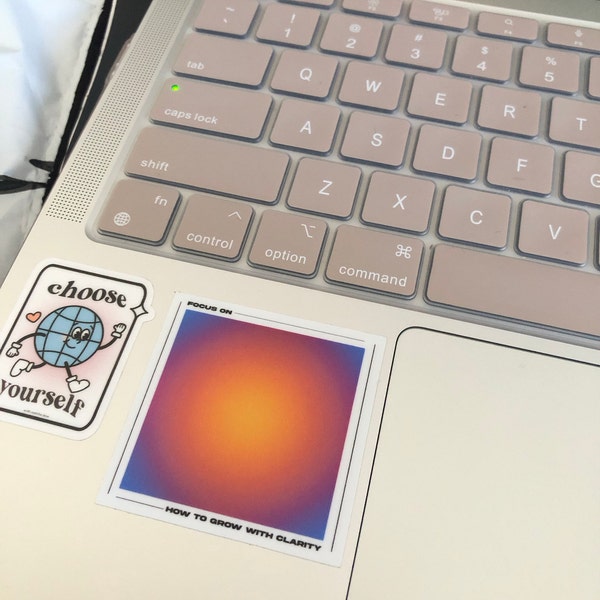Focus Sticker | Aesthetic Trendy Aura Mental Health Laptop Sticker - Etsy
