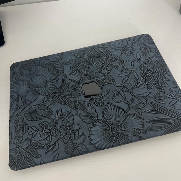 Dark Brown Crocodile MacBook Case for MacBook Air 13 MacBook Pro 13 14 ...