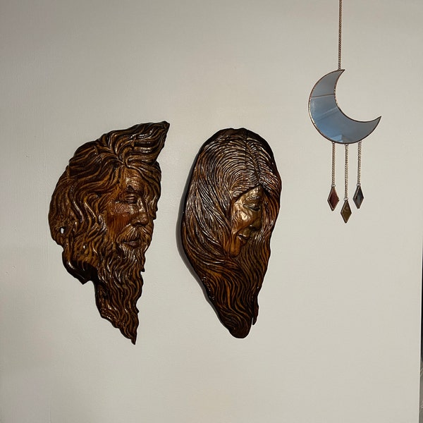 Celestial Wall Decor, Moon Wall Hanging, Celestial Wall Art, Wall Decor ...