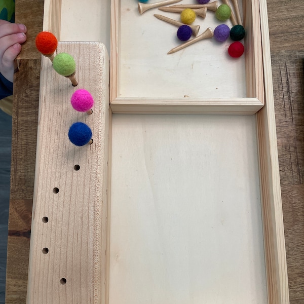 Block of Holes - Fine Motor Activity - Etsy