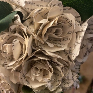 Vampire Paper Book Flowers Vampire Decor Dracula Paper - Etsy