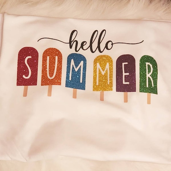 Hello Summer Bundle Svg, Summer Sign Svg, Hello Summer Popsicle Svg ...