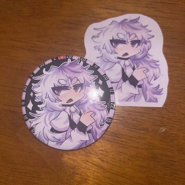 BSD Bungou Stray Dogs Pins - Sigma & Bram Stoker | Decay of the Angel ...