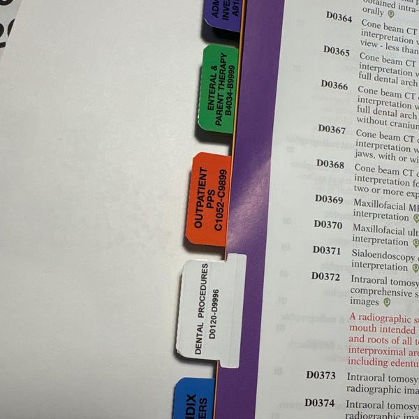 2025 CPT - Tabbing System | Medical Coding Tabs | Book NOT Included - Etsy