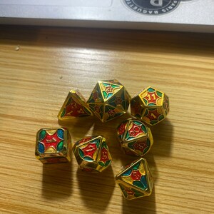 Mountain Forest Dice, Handmade Resin Dice Sharp Edge Dice, Dnd Dice Set ...