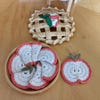 Apple Slices Coaster Set Crochet Pattern, PDF for Instant Download - Etsy