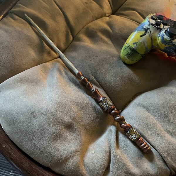 Skull Wand, Magic Wand With a Black Skull, Black Wand, Geek Accessories ...