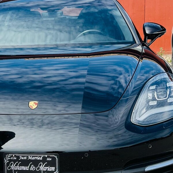 Custom Wedding License Plate or Car Tag for Bride and Groom! Our ...