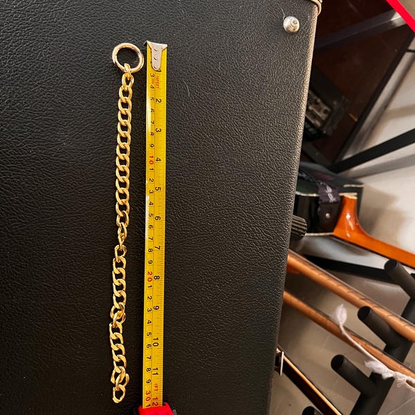 Lightweight Cuban Link Dog Necklace for Dog, Chain Dog Collar Gold ...