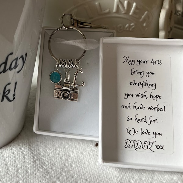 Camera Keychain, Personalised Gift, Photographer Gift, Photography ...