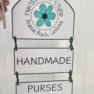 Personalized Sign for Hanging on Pop up Tents, Market Displays, Custom ...