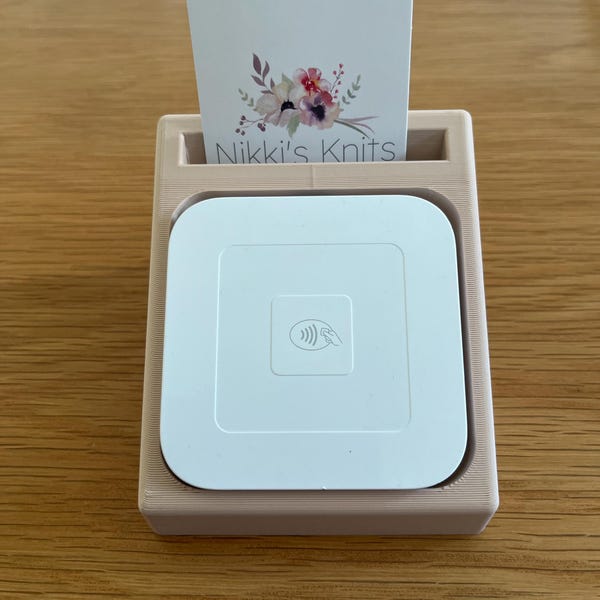 Square Dock and Business Card Holder, Market Stall Display, Square Card ...