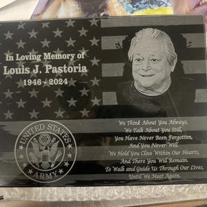 Custom Design Military Soldier Stone Memorial, Veteran Memorial ...