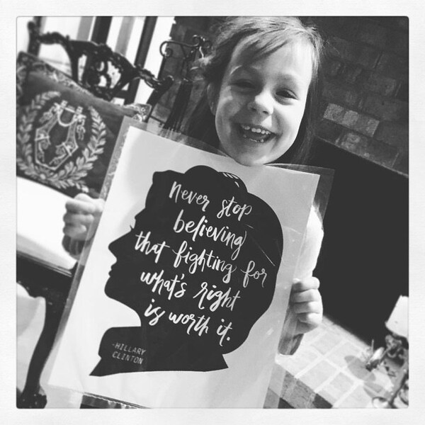 Hillary Clinton Poster, Hillary Clinton, Clinton Quote, Motivational ...