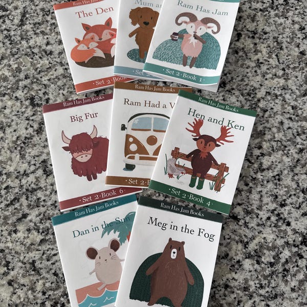 Montessori Beginner Books Level 1 -beginner Reader Phonics Book Set ...