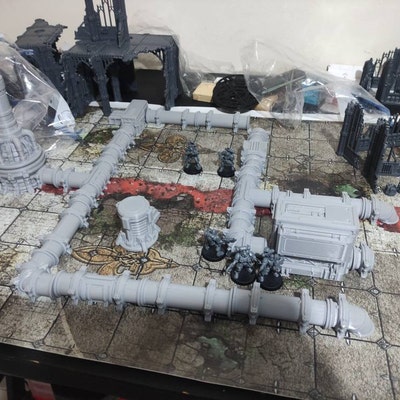 Ork Camp Towers & Barricades 3D Printed Tabletop RPG Scenery and ...