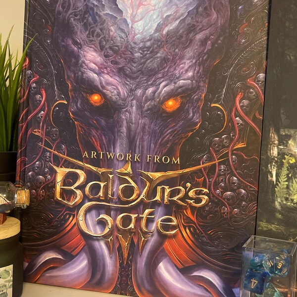 Baldurs Gate 3 Artwork Book Baldur's Gate 3 Guide Book BG3 Video Game ...