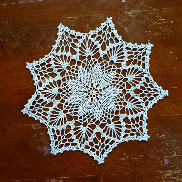 Nine Point Doily - PH-101 - Crochet Pattern PDF - Etsy