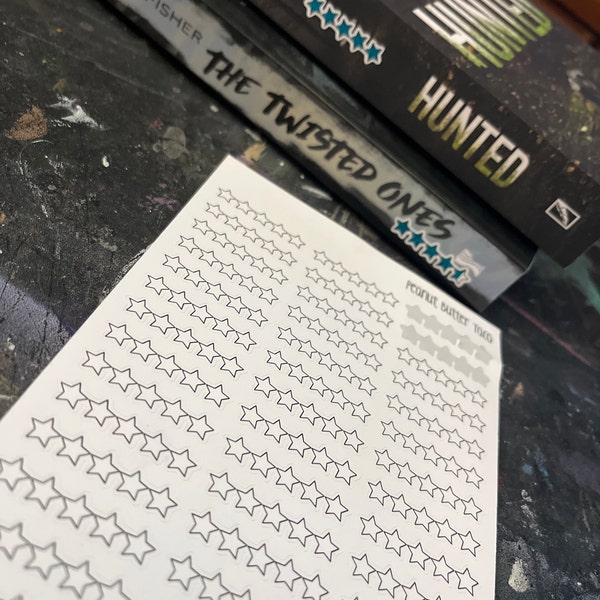 Star Rating Planner Stickers - Book Ratings Planner Stickers - Book ...