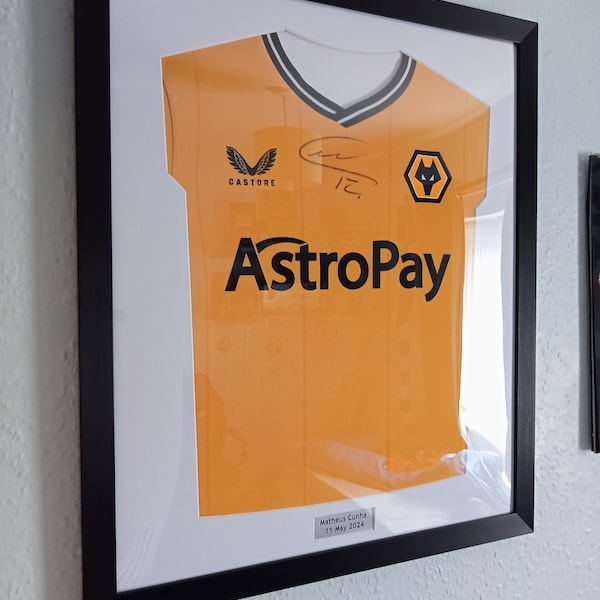 DIY Football Shirt Frame, Jersey Display Case Plaque - Etsy UK