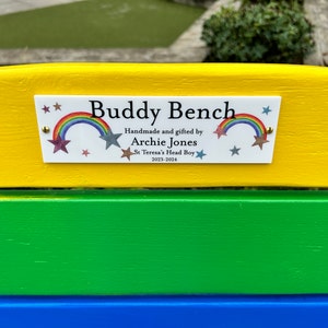 Personalised Memorial Bench Plaque Remembrance Grave Sign - Etsy