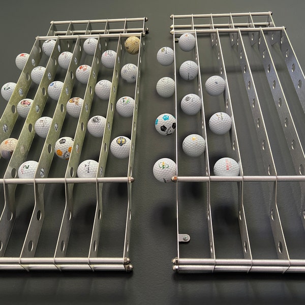 The Ultimate Golf Ball Display! Unique Design. Holds 48 Balls ...