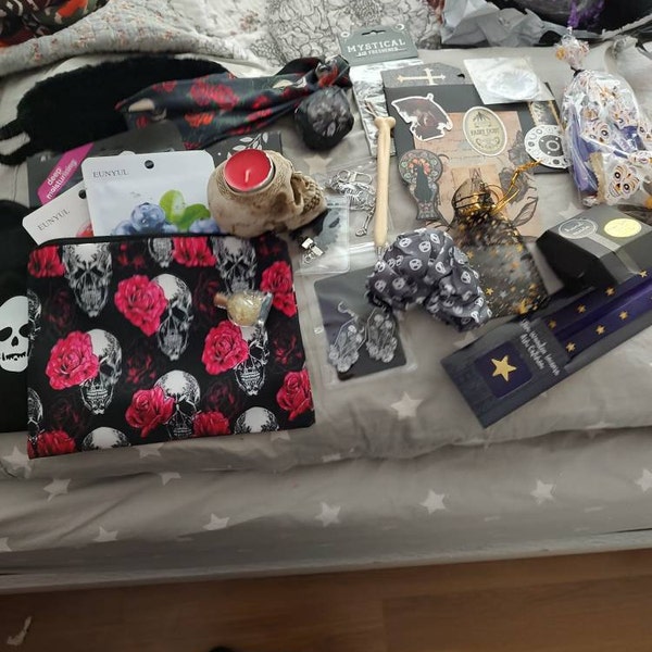 Goth Girl Gift Box, Witchy Woman Gifts, Customised Halloween Box, Self ...
