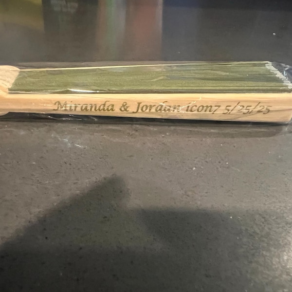 Sage Green Laser Engraved Silk Hand Fans,personalized Bamboo Silk Fans ...
