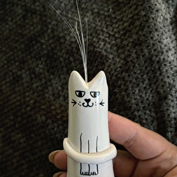 Tiny Vase for Cat Whiskers / Cat Whiskers Vase / Tiny Cat Vase / Mini ...