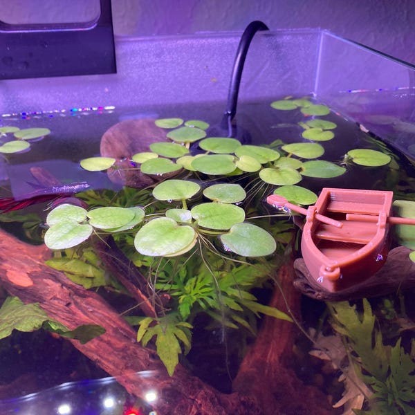 Rowboat Floating Decor | Decorative Aquarium Floater | Water Surface ...