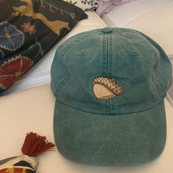 ACORN Hat - Embroidered Oak Tree Men Women Wildlife Baseball Cap - 24 ...