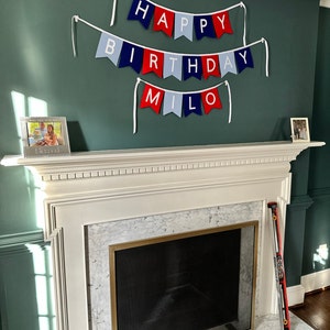 LARGE Custom Color Bunting Banner Felt Triangle Garland - Etsy