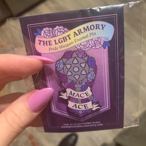 Mace Ace Enamel Pin - Etsy