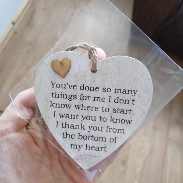 Appreciation Gift Thank You From the Bottom of My Heart Friendship ...