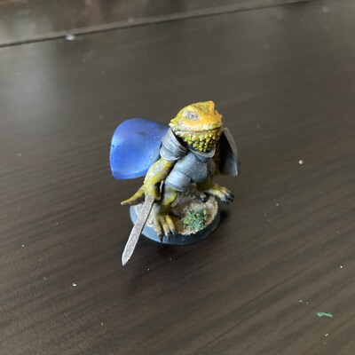Bearded Dragonborn / Lizardfolk Miniature RPG Minis DND D&D RPG ...