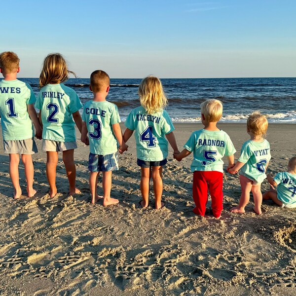 Personalized 1st Birthday Number Shirt, Baby Boy Birthday Outfit ...
