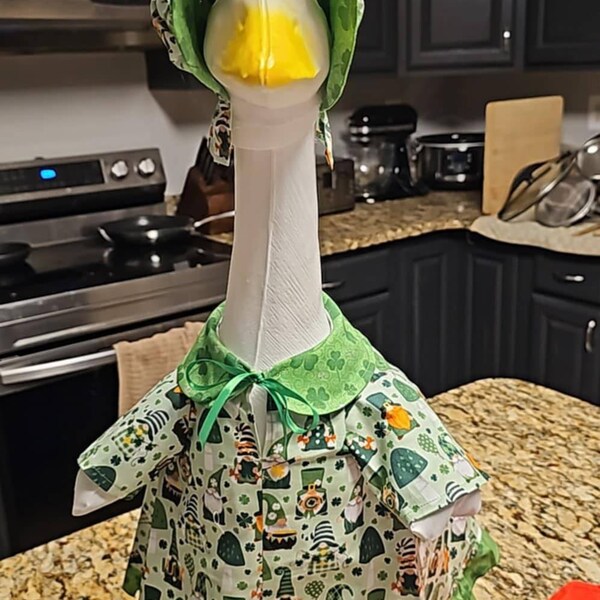 Pink Easter Bunny Porch Goose Outfit - Fits 23 to 25 Inch Plastic or ...