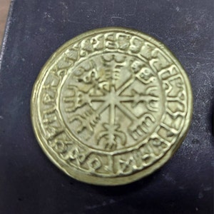 Anglo-saxon WOLF HEADED SERPENT silver Sceat 600S A.D. Graphite Coin ...