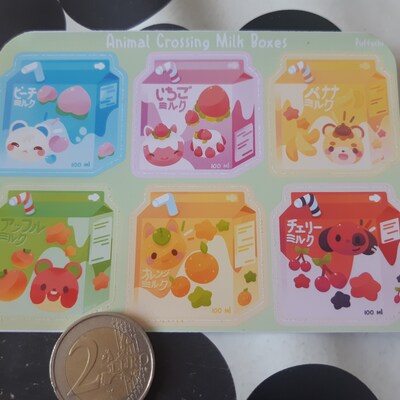 Kuro Stickers Cute Stickers Vinyl Sticker Sheet Japanese Characters - Etsy