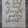 Psalm 37 24 Print, Psalms Poster, Bible Verse Poster for Her, Christian ...