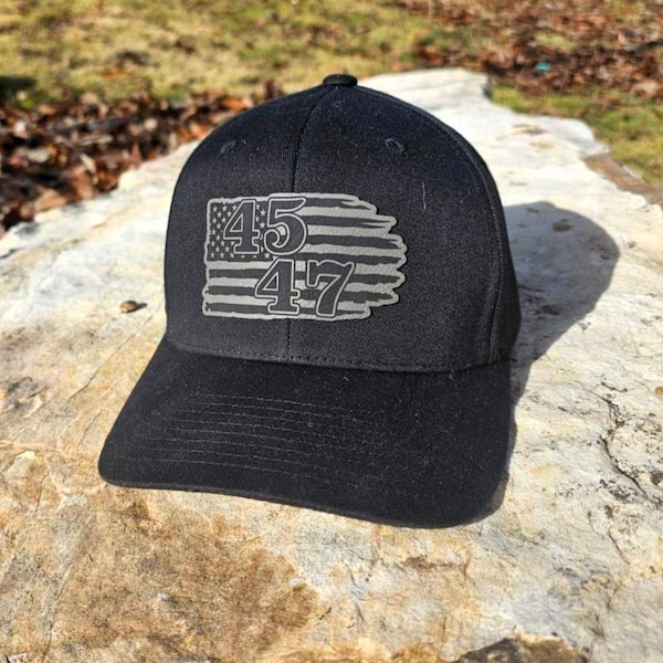 45 - 47 American Flag Patch Hat - Etsy