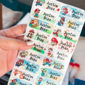 Name Label School Label Waterproof Label Daycare Stickers Kids Sticker ...