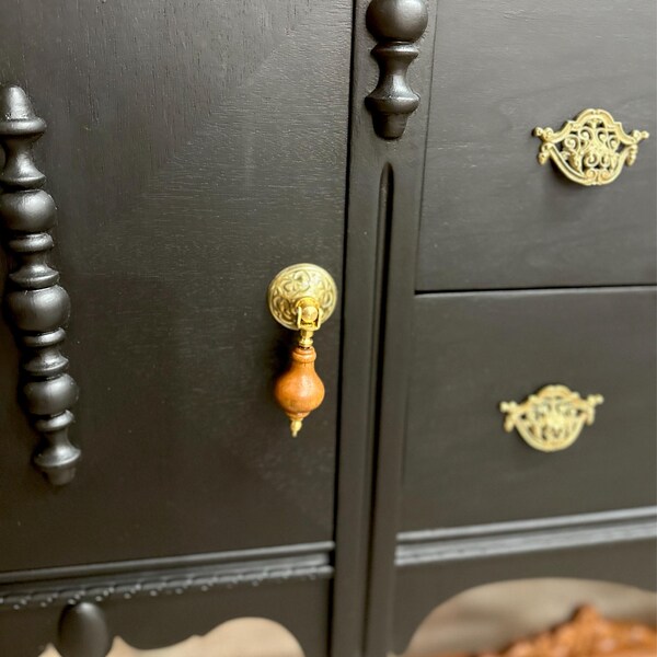 Art Deco Drawer Pull Waterfall Style Drawer Pull Bakelite Tortoise ...