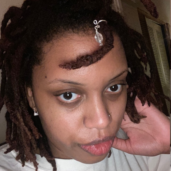 Sterling Silver Spiral Adjustable Loc Jewel Dreadlock Accessories Dread ...